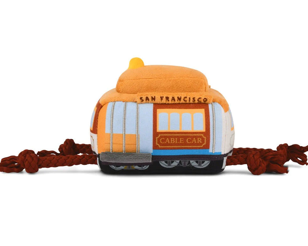 San Francisco Cable Car Plush Dog Toy