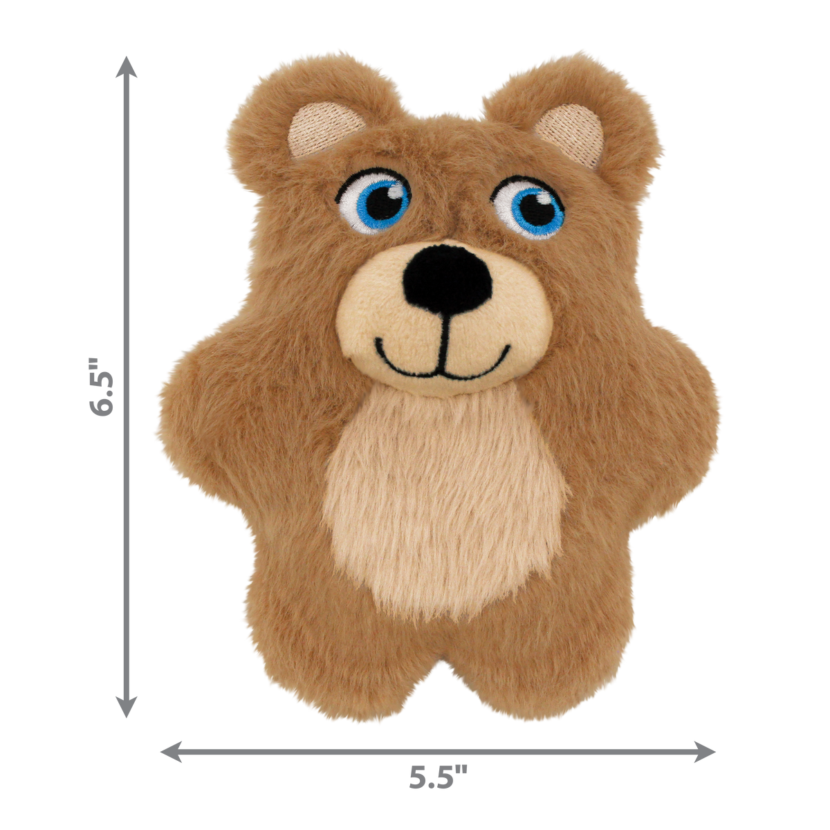 Kong Snuzzles Bear Plush Dog Toy - Small