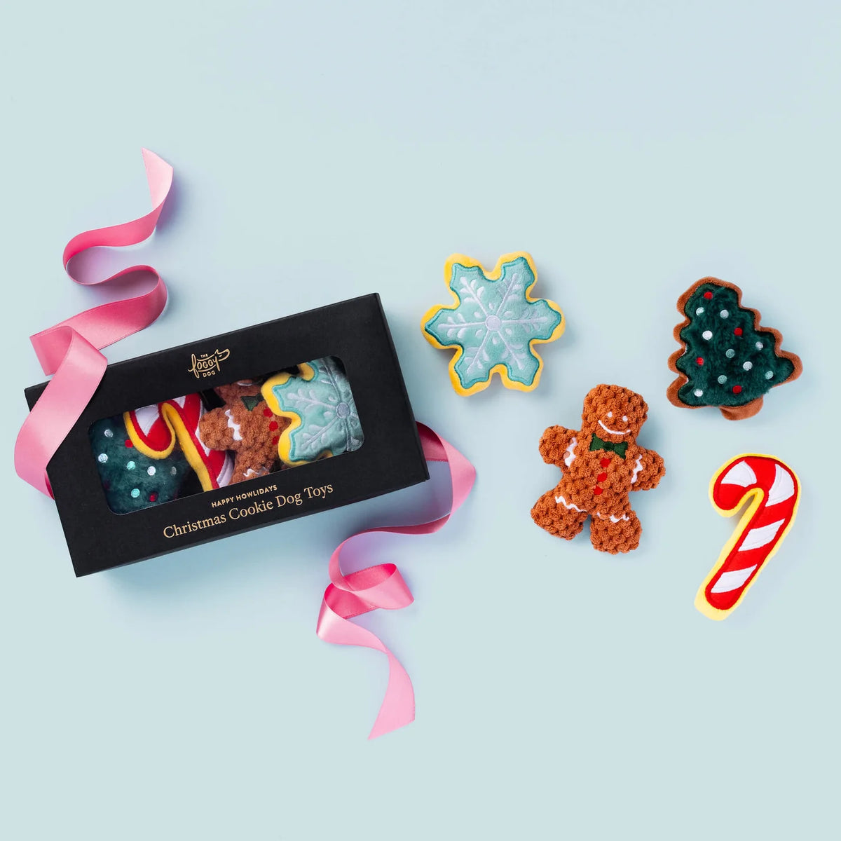 Christmas Cookie Dog Toy Gift Set